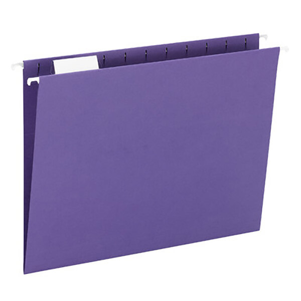 Smead 64072 Letter Size Hanging File Folder - 1/5 Cut Repositionable ...