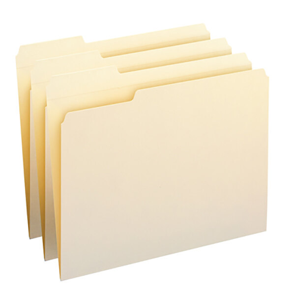 Smead 10335 Letter Size File Folder - Standard Height with Reinforced 1 ...