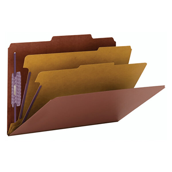 Smead 19075 SafeSHIELD Legal Size Classification Folder - 10/Box