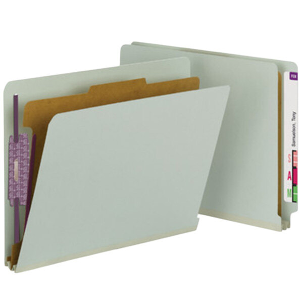 Smead 26800 SafeSHIELD Letter Size Classification Folder - 10/Box