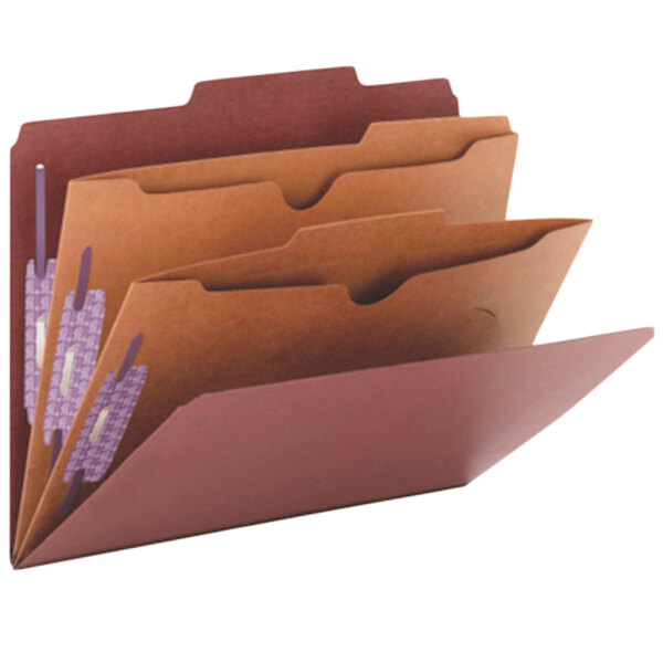 Smead 14079 SafeSHIELD Letter Size Classification Folder with 2 Pockets ...