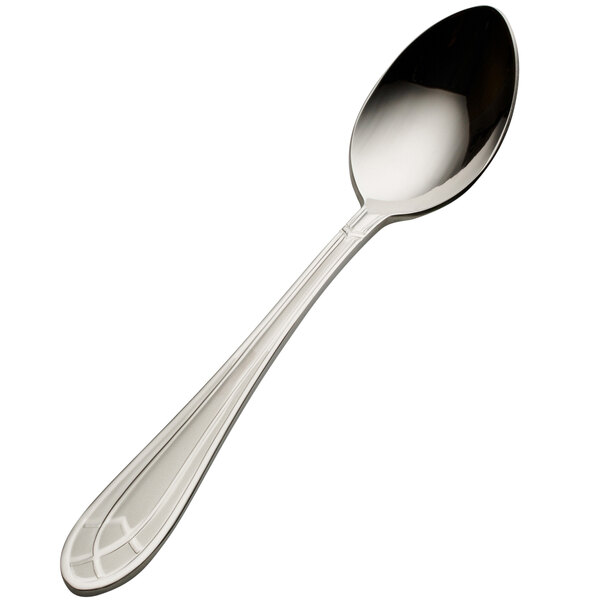 Bon Chef S1400 Viva 6 1/4" 18/10 Stainless Steel Teaspoon - 12/Case