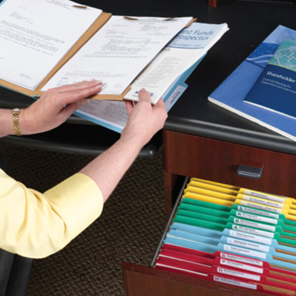 Smead 14081 SafeSHIELD Letter Size Classification Folder with 2 Pockets ...