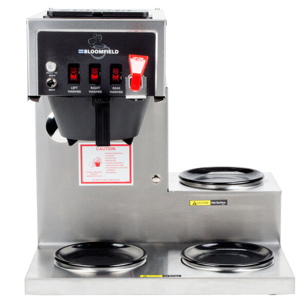 Bloomfield 8572D3F Koffee King 3 Warmer Right Stepped Automatic Coffee ...