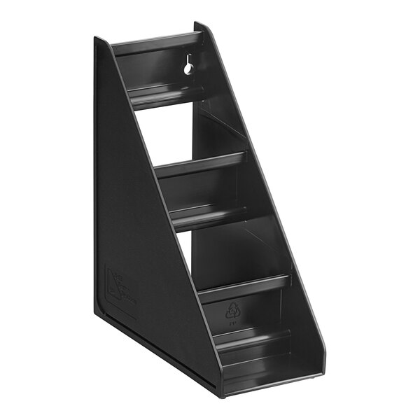 Vollrath 4830-06 Traex® Black Self-Serve 3-Tier Condiment Holder Stand ...