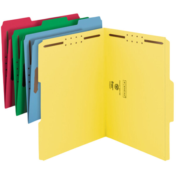 Smead 11975 Letter Size Fastener Folder with 2 Fasteners - 50/Box