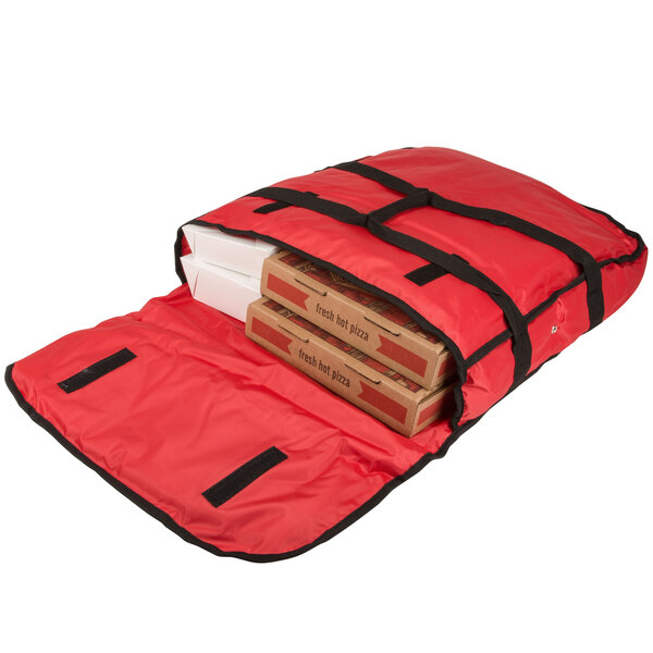 American Metalcraft PBDX2005 Standard Red Nylon Pizza Delivery Bag, 20 ...