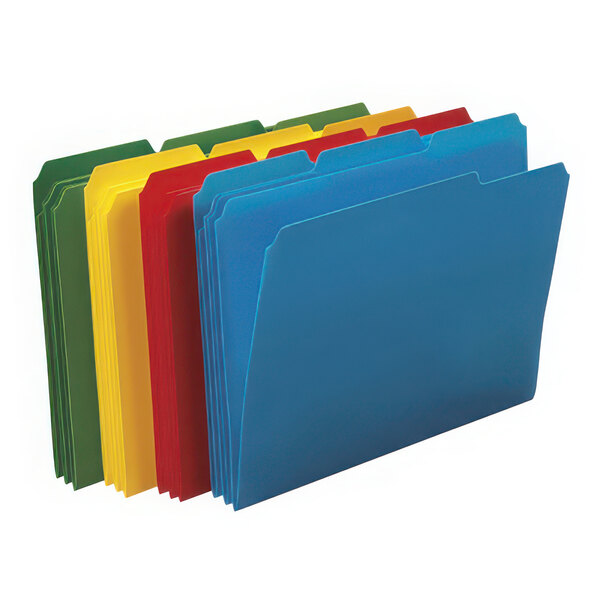 Smead 10500 Waterproof Poly Letter Size File Folder - Standard Height ...