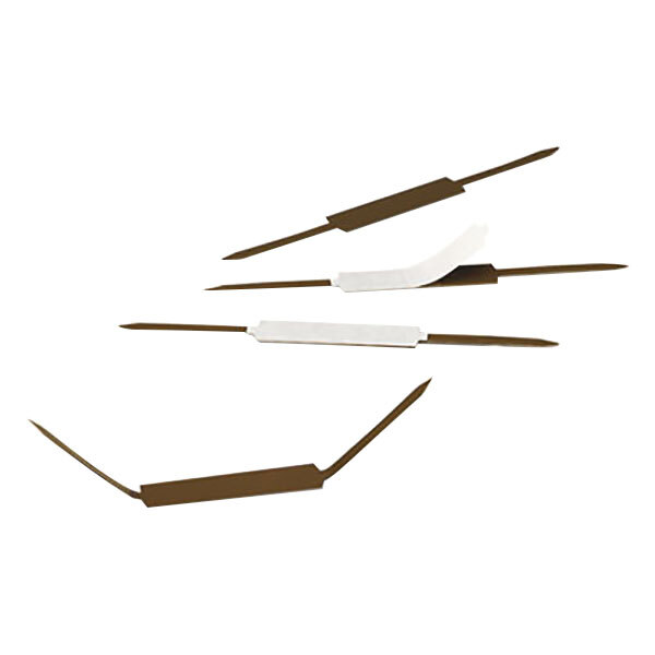Smead 68220 2" Brown Self-Adhesive Paper and File Fastener - 100/Box