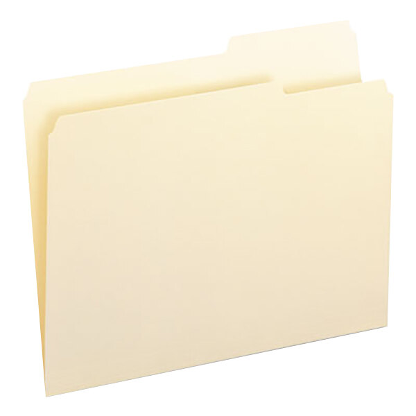 Smead 10385 Letter Size File Folder - Guide Height with 2/5 Cut Right ...