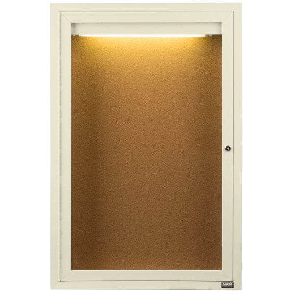 Aarco DCC4836RIIV 48" x 36" Enclosed Hinged Locking 1 Door Powder ...