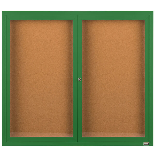 Aarco DCC4860RG 48" x 60" Enclosed Hinged Locking 2 Door Powder Coated ...