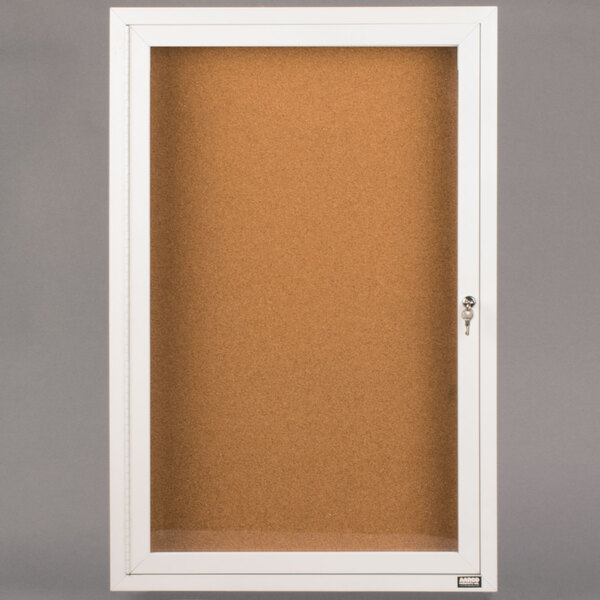 Aarco DCC3624RW 36" x 24" Enclosed Hinged Locking 1 Door Powder Coated ...