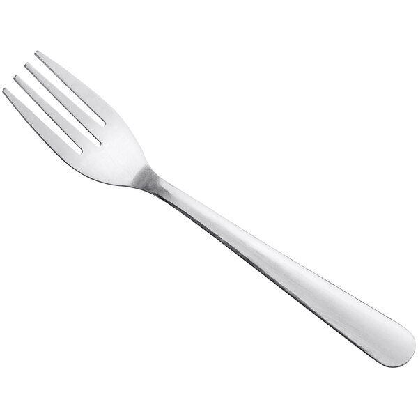 Choice Windsor 6 1/8" 18/0 Stainless Steel Salad Fork - 12/Case