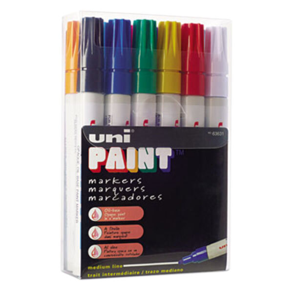 Uni-Paint Markers 63631 12 Assorted Medium Point Markers