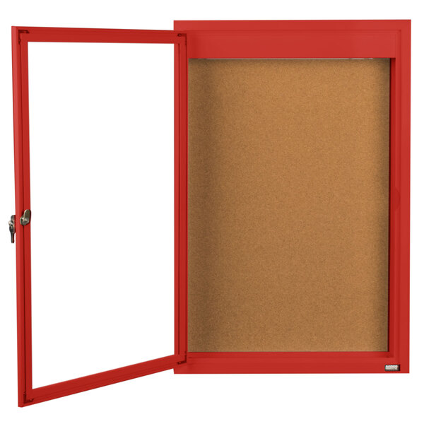 Aarco DCC3624RIR 36" x 24" Enclosed Hinged Locking 1 Door Powder Coated ...