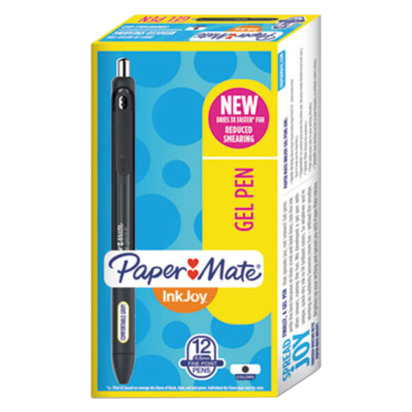 Paper Mate 1951720 InkJoy Black Ink with Black Barrel 0.5mm Retractable ...