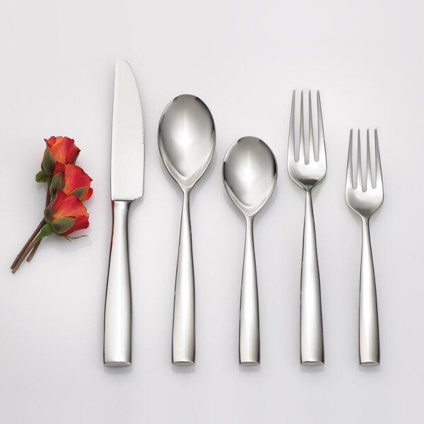 Arcoroc FL418 Liv 6 7/8" 18/0 Stainless Steel Heavy Weight Iced Tea ...