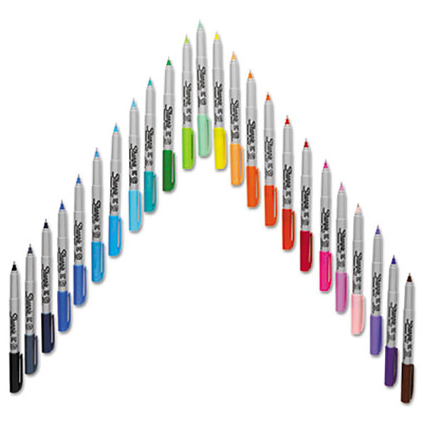 Sharpie 1927351 Electro Pop Assorted Colors Ultra Fine Point Permanent ...