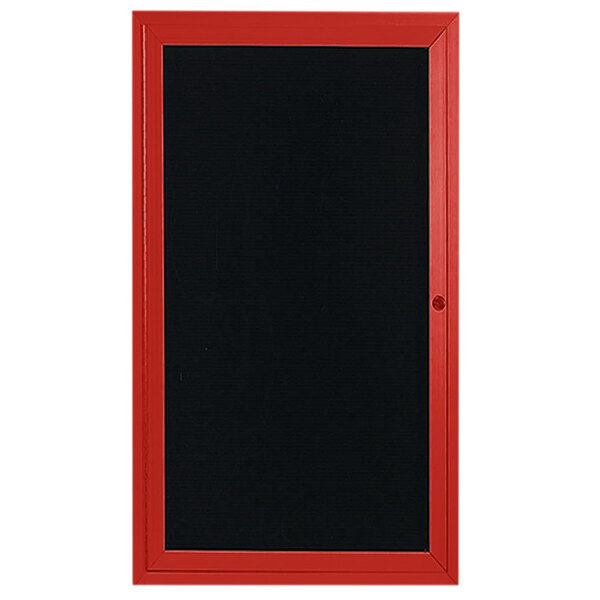 Aarco ADC3612R 36" x 12" Enclosed Hinged Locking 1 Door Powder Coated ...