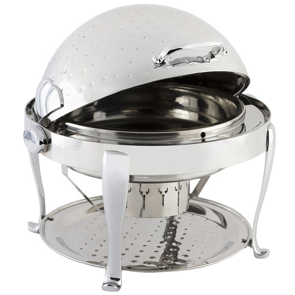 Bon Chef 19000CHH Elite Round 8 Qt. Dripless Round Stainless Steel with ...