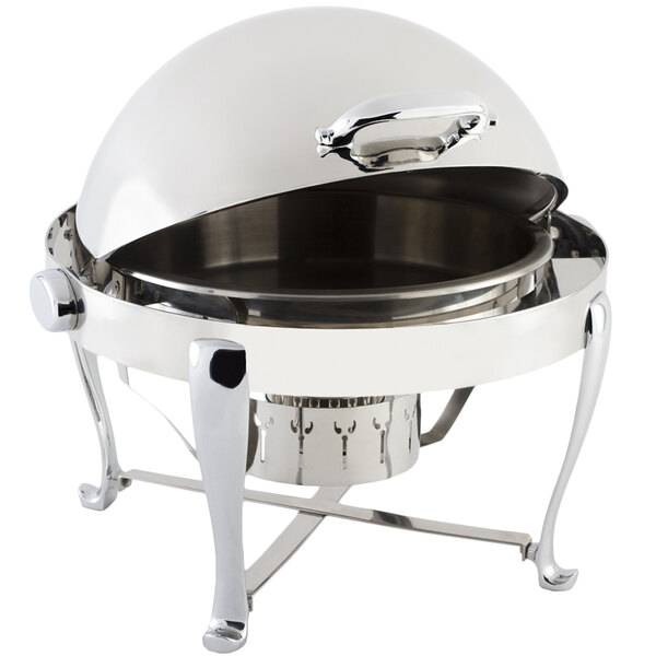 Bon Chef 19100CH Roman Sleek 8 Qt. Dripless Round Stainless Steel with ...