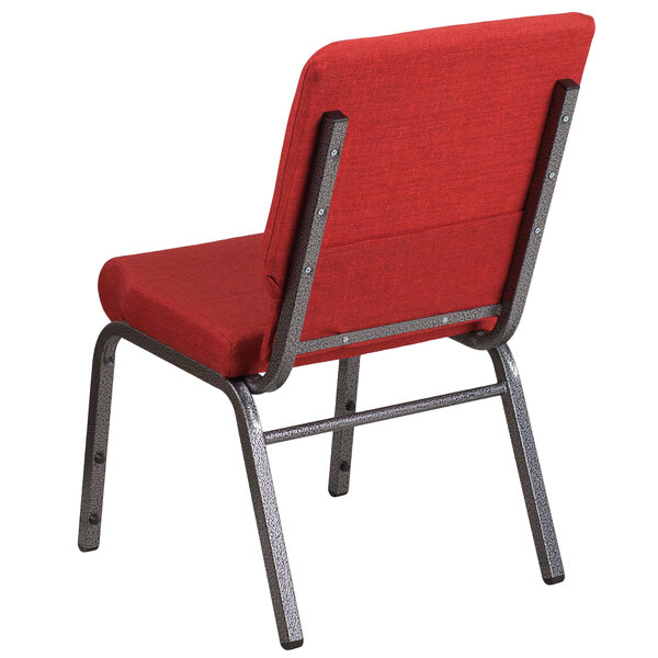 Flash Furniture FD-CH02185-SV-RED-GG Hercules Series Red 18 1/2" Church ...
