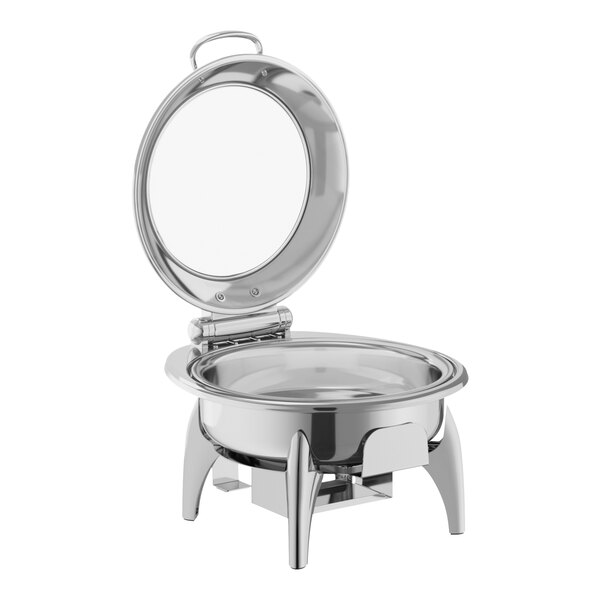 Acopa Voyage 6 Qt. Round Stainless Steel Induction / Traditional Dual ...