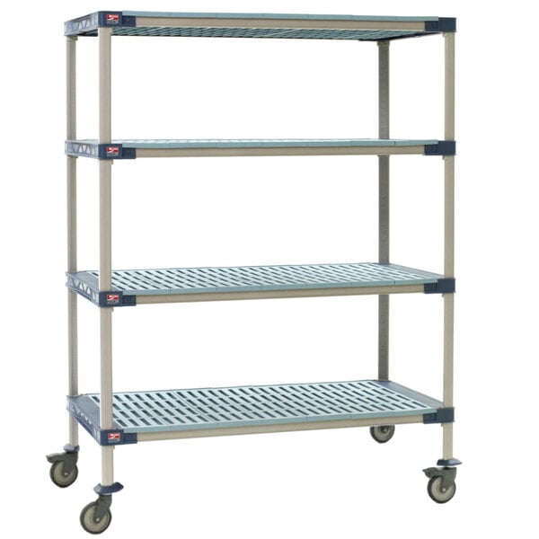 Metro X356PG4 MetroMax 4 Polymer Grid Shelf Cart - 18" x 48"