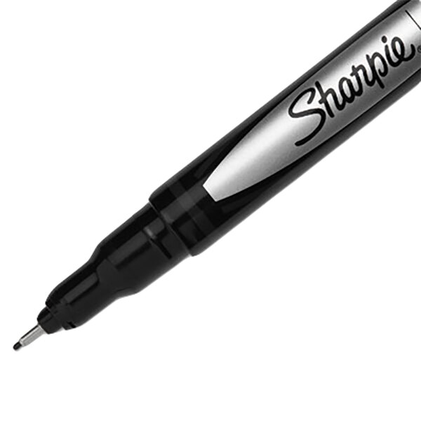 Sharpie 1742663 Black Ink with Gray / Black Barrel 0.8mm Water ...