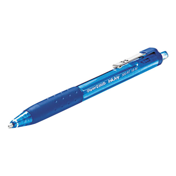 Paper Mate 1951259 InkJoy 300 RT Blue Ink with Blue Barrel 1mm ...