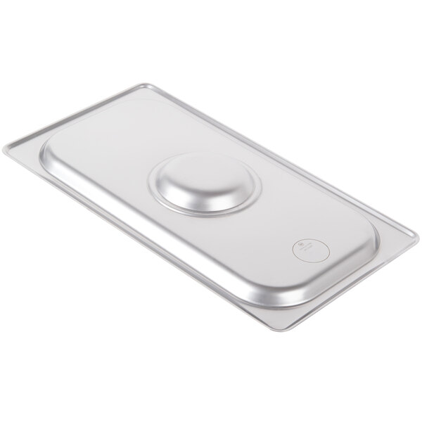 Choice 1/3 Size Stainless Steel Solid Steam Table / Hotel Pan Cover