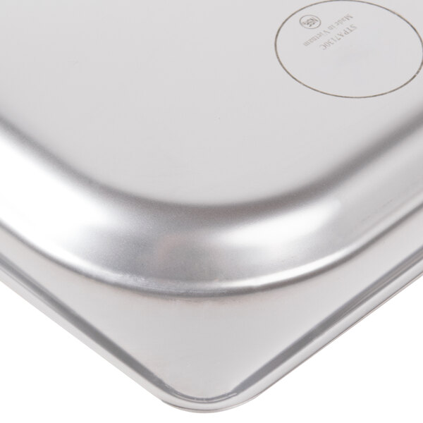 Choice 1/3 Size Stainless Steel Solid Steam Table / Hotel Pan Cover
