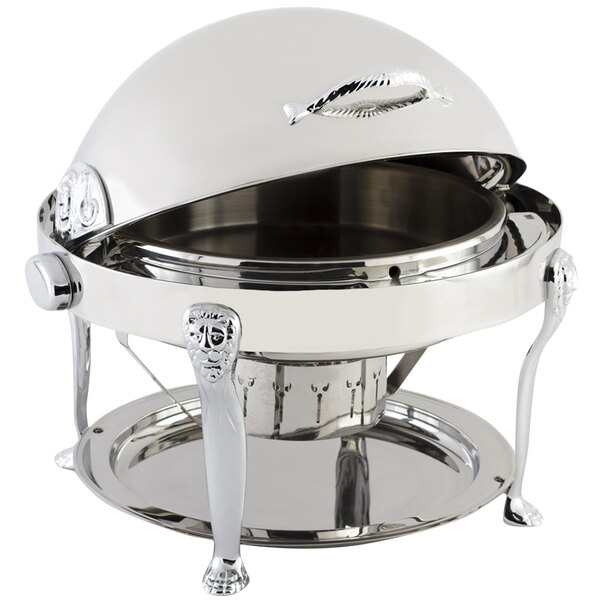 Bon Chef 18000CH Elite Round 8 Qt. Dripless Round Stainless Steel with ...