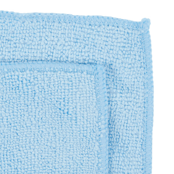 Carlisle 3633414 16" x 16" Blue Terry Microfiber Cleaning Cloth - 12/Case