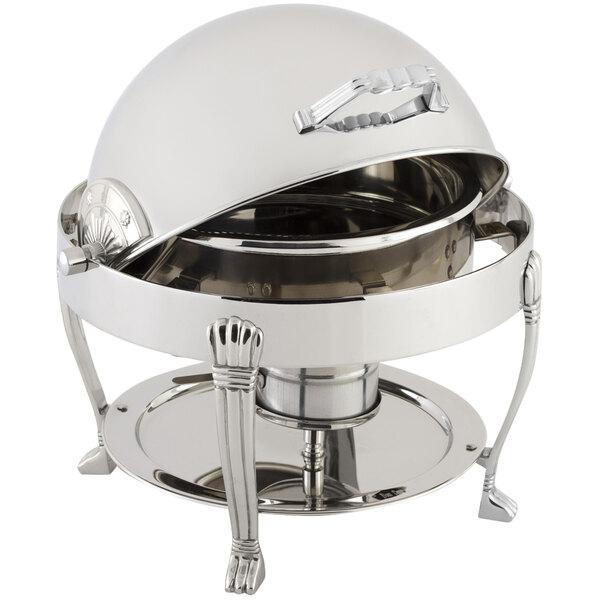 Bon Chef 12014CH Petite 3 Qt. Dripless Round Stainless Steel with ...