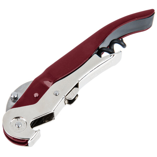 Pullparrot Waiter's Corkscrew with Burgundy Handle 5125-03
