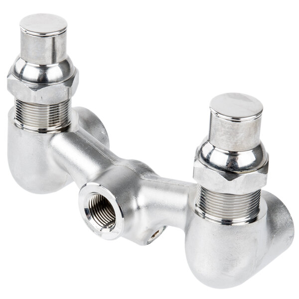 T&S 0RK1 Mixing Control Valve with Loose Handles, 1/2" NPT Bottom ...