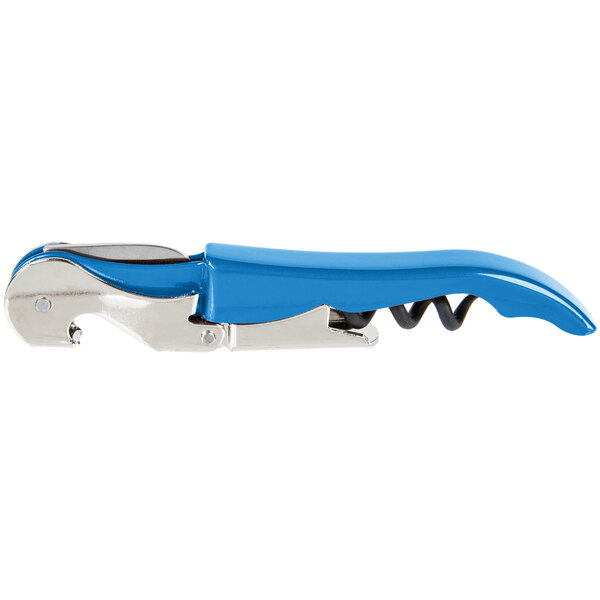 Pulltap's Original Customizable Waiter's Corkscrew with Electric Blue Handle 5100-09
