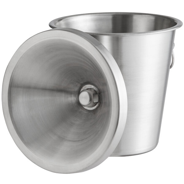Franmara 9292SET Customizable 4.5 Qt. Brushed Stainless Steel Wine ...