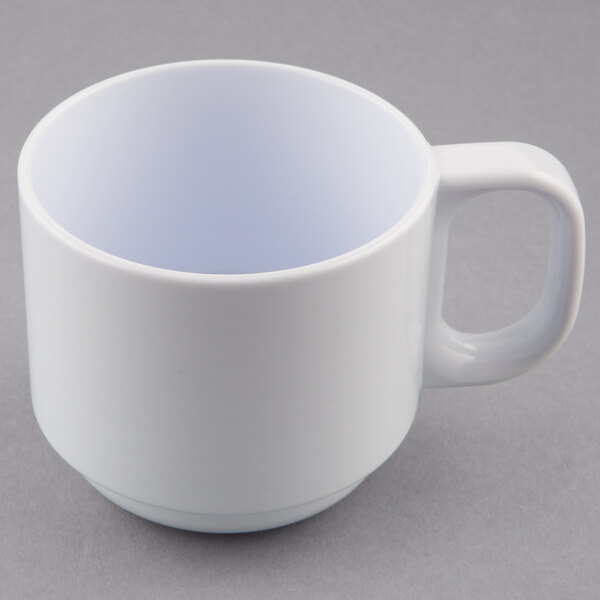 GET TM-1411-W 11 oz. White Stackable Tritan™ Mug - 24/Case