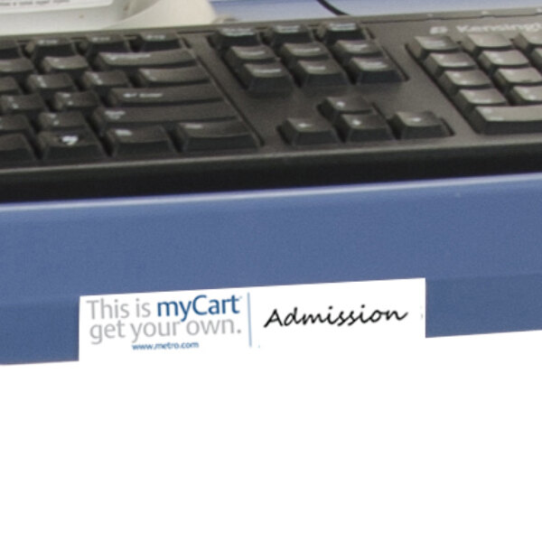 Metro MYCARTLBL Personalized Utility Cart Label - 10/Pack