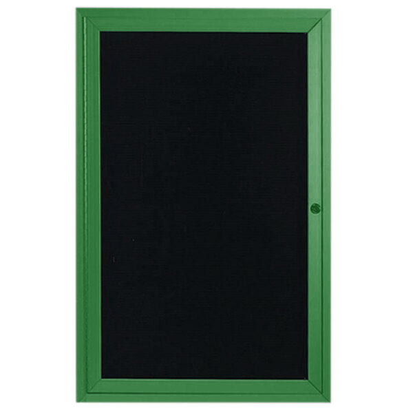 Aarco OADC2418G 24" x 18" Enclosed Hinged Locking 1 Door Powder Coated ...