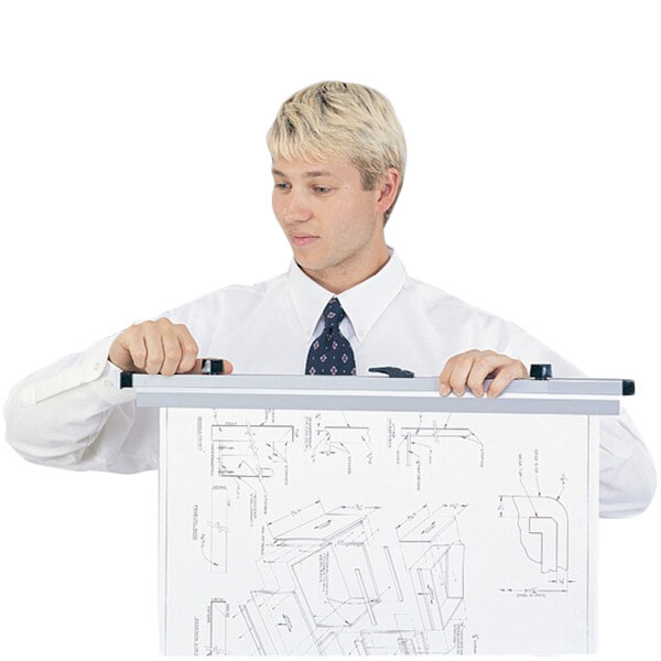 Safco 50036 30" Paper / File Hanging Clamp - 6/Case