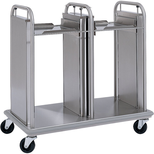 Delfield TT2-1014 Mobile Open Frame Two Stack Tray Dispenser for 11" x ...