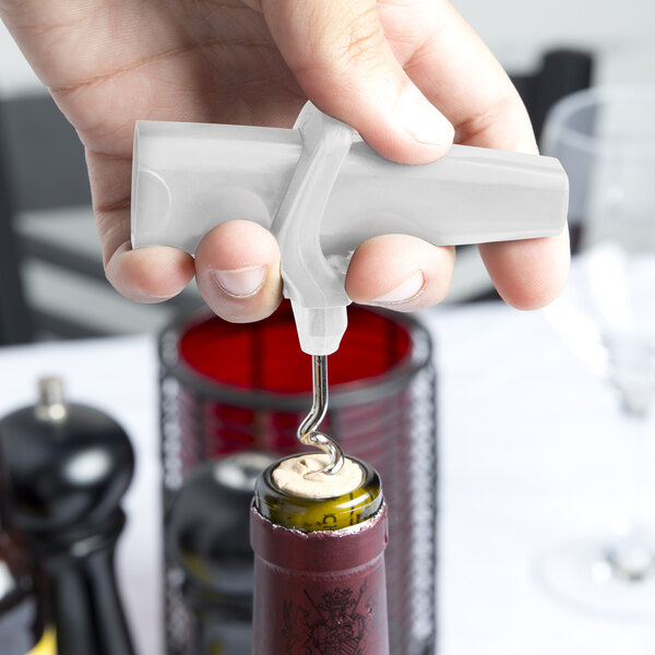 Franmara 3010-24 Traveler's White Customizable Plastic Corkscrew and ...