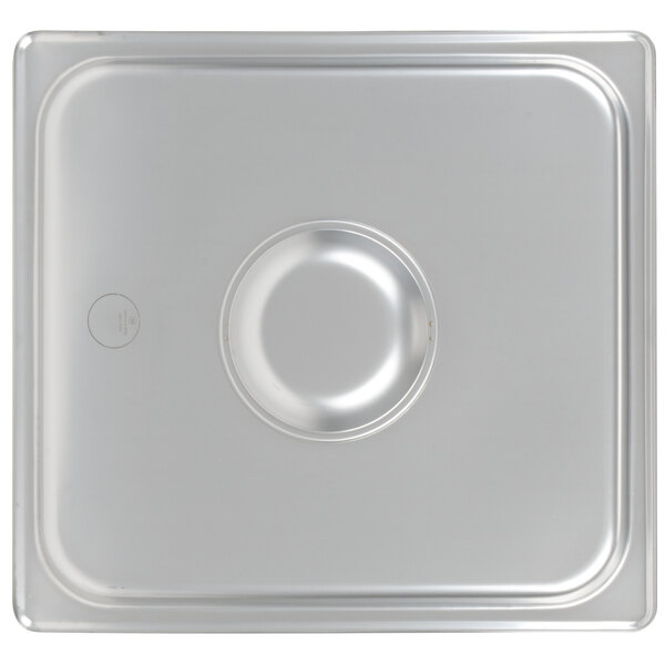 Choice 2/3 Size Stainless Steel Solid Steam Table / Hotel Pan Cover