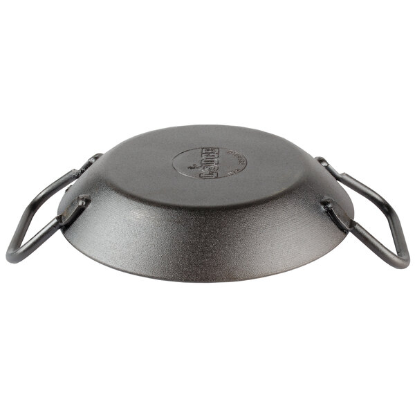 Lodge CRS8DLH French Style Pre-Seasoned 8" Carbon Steel Fry Pan with ...