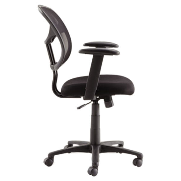 OIF MT4818 Black Mesh Swivel / Tilt Task Chair with Arms