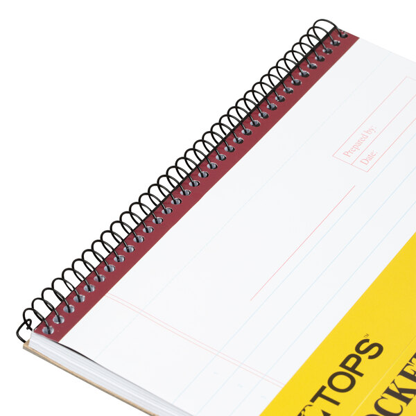 TOPS 63753 Docket Gold 8 1/2" x 11 3/4" Project Ruled Wirebound Planner ...